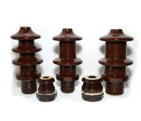 China Brown Current Transformer Porcelain Insulator Bushing 1.1kV to 52kV for Oil-Immersed Transformers with IEC Standards for sale
