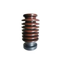 China Semi Conductive Porcelain Standoff Insulator 210mm Height 140mm Diameter IEC 60168 with 3kN Strength for sale