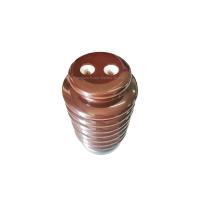China Semi Conductive Porcelain Standoff Insulator 210mm Height 140mm Diameter IEC 60168 with 3kN Strength for sale