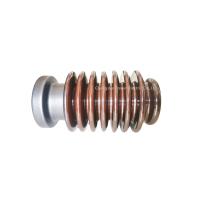 China Semi Conductive Porcelain Standoff Insulator 210mm Height 140mm Diameter IEC 60168 with 3kN Strength for sale