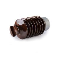 China Porcelain ANSI 57-5L Power Pole Insulator - 1143mm Creepage, 12.5KN Strength for Transmission Lines for sale