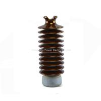 China Porcelain Brown Station Post Insulator ANSI 57-5 Standard for sale