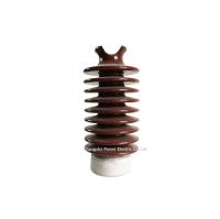 China Semi Conductive HV Porcelain Line Post Insulator ANSI 57 Series for sale