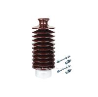 China Semi Conductive HV Porcelain Line Post Insulator ANSI 57 Series for sale