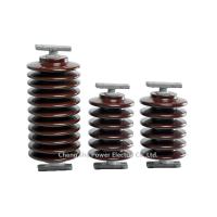 China P-80 High Voltage ANSI Line Post Porcelain Insulators Outdoor for sale