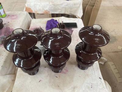 China DIN42531 DT-10NF250 Bushing Assembly - 295mm Height, 28kV Withstand Voltage, Brown Porcelain Insulator for Transformers for sale
