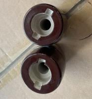 China IEC Standard OEM Porcelain Transformer Bushing Brown Glazed 200A for sale