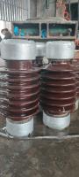 China ANSI Brown Glaze Station Post Porcelain Insulator TR-208 8.9kN for sale