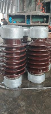 China ANSI Brown Glaze Station Post Porcelain Insulator TR-208 8.9kN for sale
