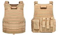 China 900D Camouflage Armored Tactical Bullet Proof Vest Level 4 for sale