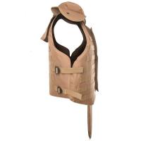 China OEM Stab And Bullet Proof Vest Concealed Khaki MOLLE System for sale