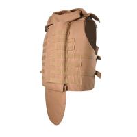 China OEM Stab And Bullet Proof Vest Concealed Khaki MOLLE System for sale