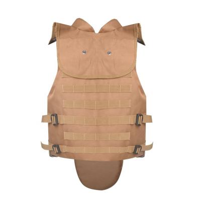 China Adjustable Snap Button Military Tactical Bulletproof Vest Stops 9mm/.44 Bullets with Soft Trauma Pad for sale
