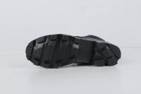 China High Shoes Lightweight Desert Waterproof Sport Rubber Combat Shoes Black Leather Tactical Boots For Men for sale