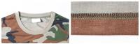 China 100% Cotton Military Tactical Wear Ripstop Camo Army T Shirt for sale