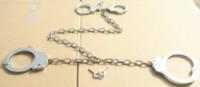 China Carbon Steel Leg Cuffs With Keys  leg cuff for sale