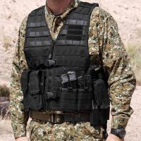 China 500D PURE Nylon Fabric Military Tactical Vest For Security for sale