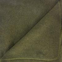 China Wholesale Soft 80% Wool Blanket Military Use Army Green for sale