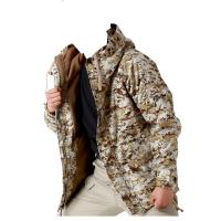 China Adults Tactical Jackets Men Windproof Camouflage Stand Collar Polyester Fiber with Zipper for sale