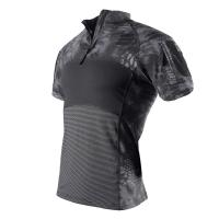 China Frog T Shirts Short Sleeves Outdoor Sports Camping Tactical T Shirt Short Sleeves With Pockets On Arm for sale