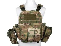 China Military Equipment Manufacturer Tactical Vest Plate Carrier Bulletproof with Military Standards NIJ IIIA for sale