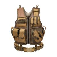 China Tactical Vest Nylon Molle System 2.5kg Removable Shoulder Straps Adjustable Waist Straps for sale