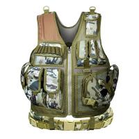 China Tactical Vest Nylon Molle System 2.5kg Removable Shoulder Straps Adjustable Waist Straps for sale