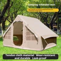 China 6.3 Square Meter Self-Driving Tour Thickened Waterproof Camping Inflatable Tent Outdoor Inflatable Cabin For Wilderness for sale