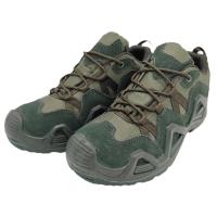 China Shock-Absorbent Combat Tactical Boots Durable Leather Flat Heel Ankle-High Shaft for sale