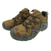 China Shock-Absorbent Combat Tactical Boots Durable Leather Flat Heel Ankle-High Shaft for sale