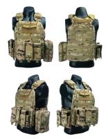China Removable Shoulder Strap Combat Tactical Vest with Molle System and Adjustable Waist Straps for sale
