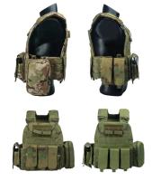 China Removable Shoulder Strap Combat Tactical Vest with Molle System and Adjustable Waist Straps for sale