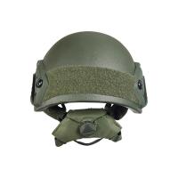 China 0.13m2 Protective Area Safety Helmet Material with Tactical Rails and Additional Features for sale
