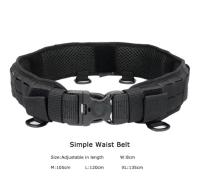 China Holster Accessories Outdoor Security Combat Tactical Belt Buckle With 11 Pouches for sale