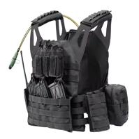 China combat tactical vest Removable Shoulder Straps Yellow Tactical Vest With Adjustable Waist Straps for sale