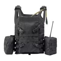 China combat tactical vest Removable Shoulder Straps Yellow Tactical Vest With Adjustable Waist Straps for sale