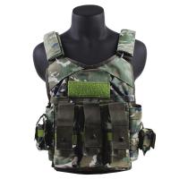 China Ghost Tactical Vest Multifunctional Wear-resistant With Bulletproof Panel Outdoor Training Suit Eight-piece Camouflage for sale