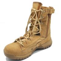 China High Shoes Lightweight Desert Waterproof Sport Rubber Combat Shoes Black Leather Tactical Boots For Men for sale