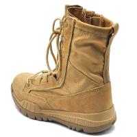 China High Shoes Lightweight Desert Waterproof Sport Rubber Combat Shoes Black Leather Tactical Boots For Men for sale