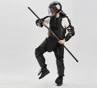 China 2024 New Fully Defense Black Rigid Flame Retardant Riot Suit Anti Hit Suit Safety Riot Suit for sale
