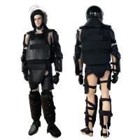 China 2024 New Fully Defense Black Rigid Flame Retardant Riot Suit Anti Hit Suit Safety Riot Suit for sale
