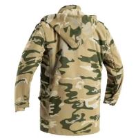 China T65/C35 Solid Fabric Mens Military Tactical Long Sleeve Jackets and Pants with Split Leather for sale