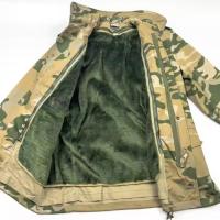 China T65/C35 Solid Fabric Mens Military Tactical Long Sleeve Jackets and Pants with Split Leather for sale
