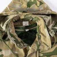 China T65/C35 Solid Fabric Mens Military Tactical Long Sleeve Jackets and Pants with Split Leather for sale