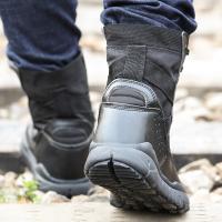 China Tactical Boots with Ankle Support for Security Personnel for sale