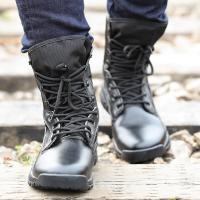 China Tactical Boots with Ankle Support for Security Personnel for sale