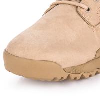 China Round Toe Slip Resistant Leather Combat Footwear Gear With Shock Absorbent Rubber Sole for sale