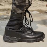 China Breathable Midcalf Combat Rubber Boots with Insulated Lining for Men for sale