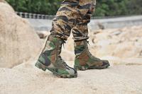 China 7-12 Insulated Impact Resistant Non Compression Leather Ankle Military Tactical Boots for sale