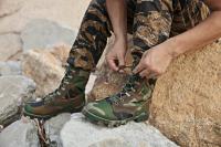 China 7-12 Insulated Impact Resistant Non Compression Leather Ankle Military Tactical Boots for sale